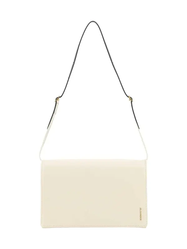 JIL SANDER Mini Leather Shoulder Handbag - White