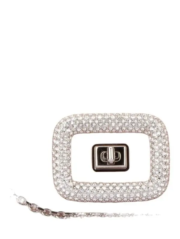 ROGER VIVIER Embellished Leather Clutch Bag - M014