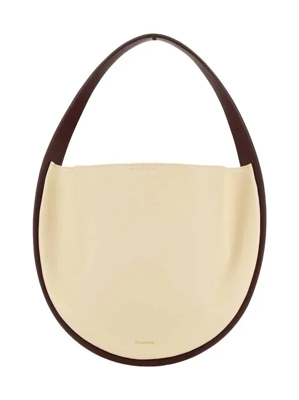 JIL SANDER Mini Pivot Shoulder Handbag - White