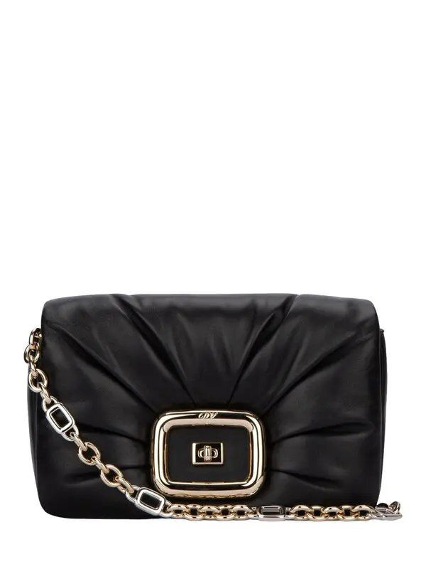 ROGER VIVIER Quilted Chain Shoulder Bag - Nero