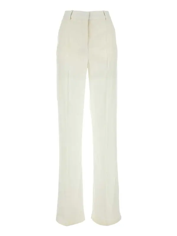 Stella McCartney Viscose Wide-leg Pants - White
