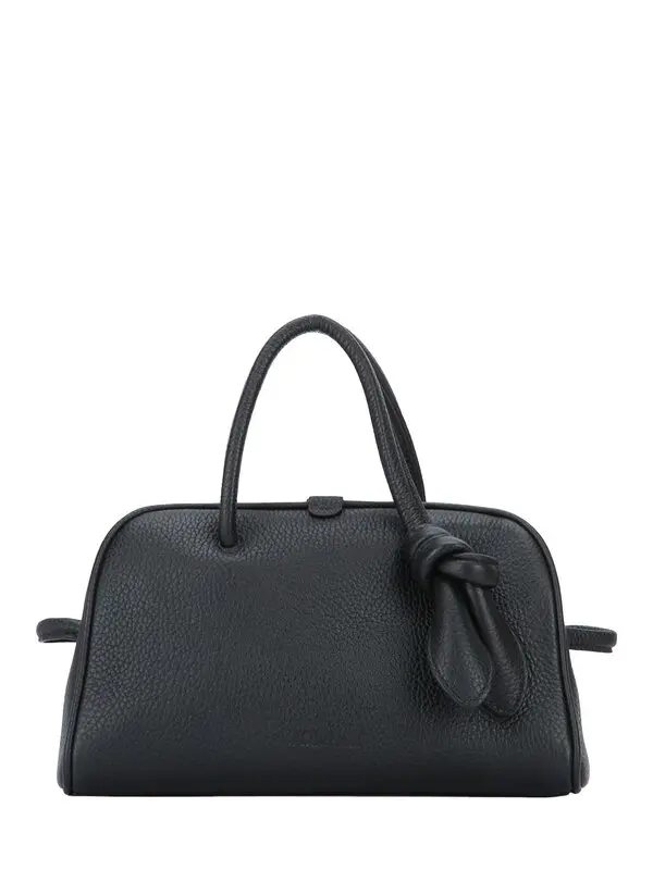 Jacquemus Le Petit Turismo Mini Calf Leather Handbag - Black