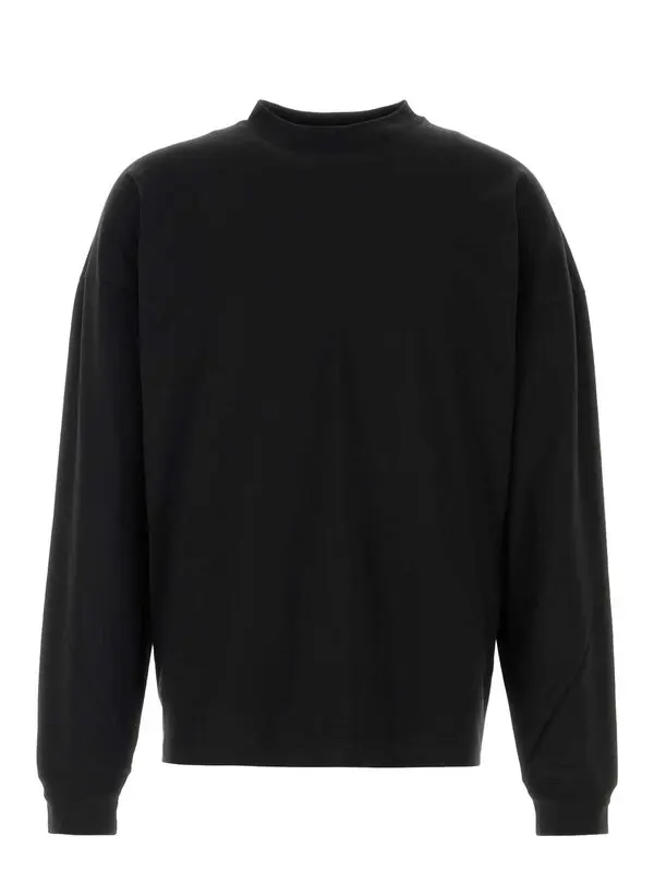 THE ROW Dolino Cotton T-shirt - Black