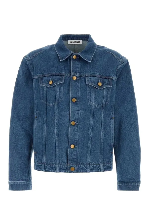 JIL SANDER Denim Trucker Jacket - Blue