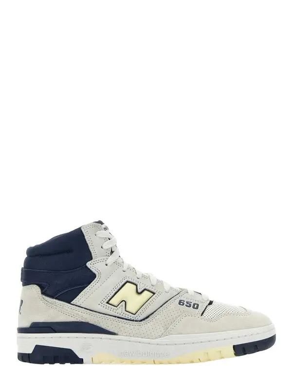 NEW BALANCE 650 Leather And Suede High Top Sneakers - Multicoloured