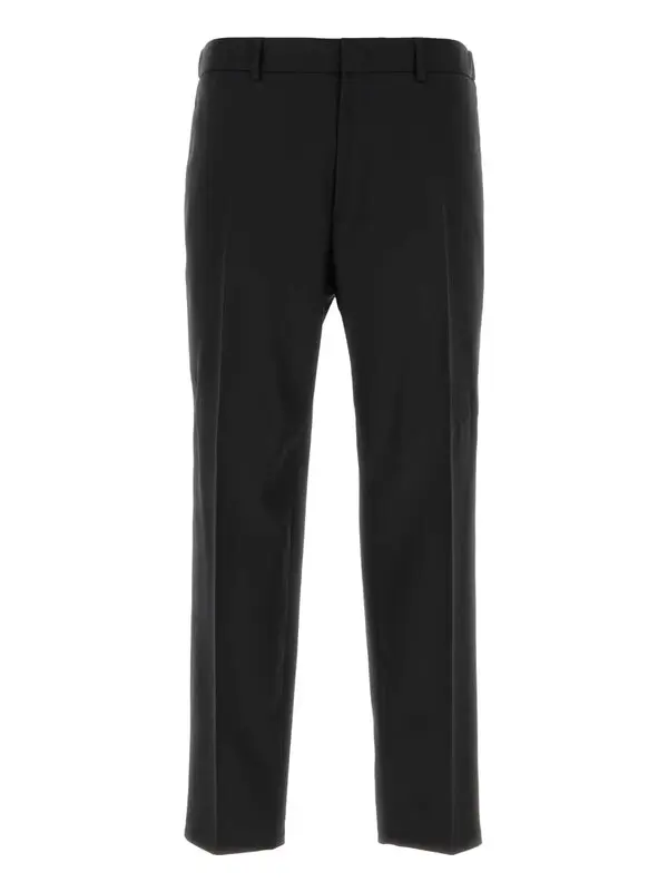 JIL SANDER Tailored Polyester Trousers - Black