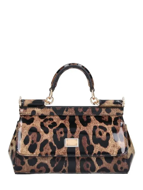 Dolce & Gabbana Mini Patent Leather Top Handle Bag - Multicolor