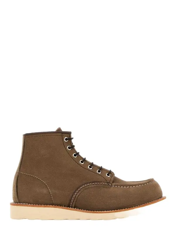 Red Wing Suede Lace-up Ankle Boots - Brown