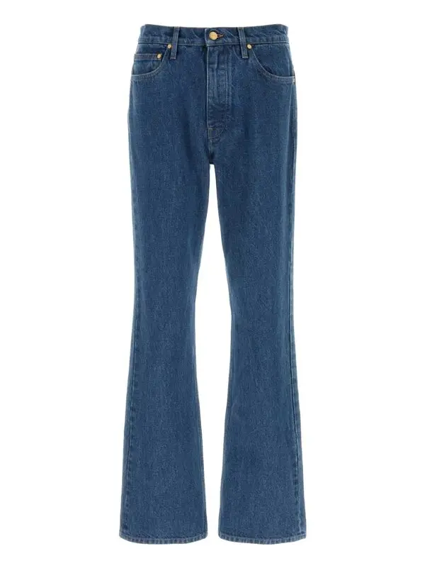JIL SANDER Bell-bottom Denim Jeans - Blue