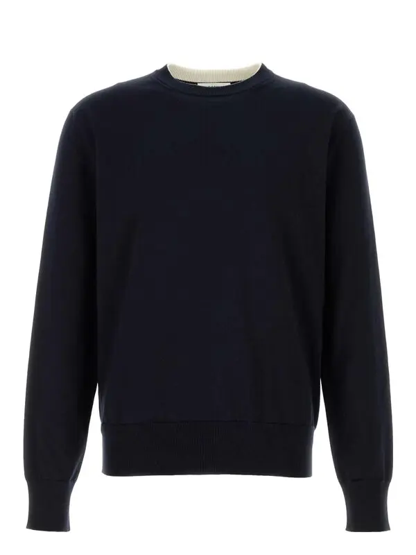 JIL SANDER Midnight Cotton Sweater - Blue