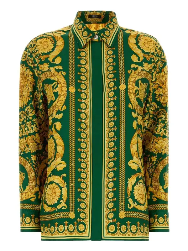 Versace Chain Print Shirt - Printed