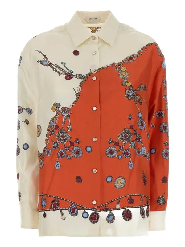Versace Chain Print Shirt - Printed