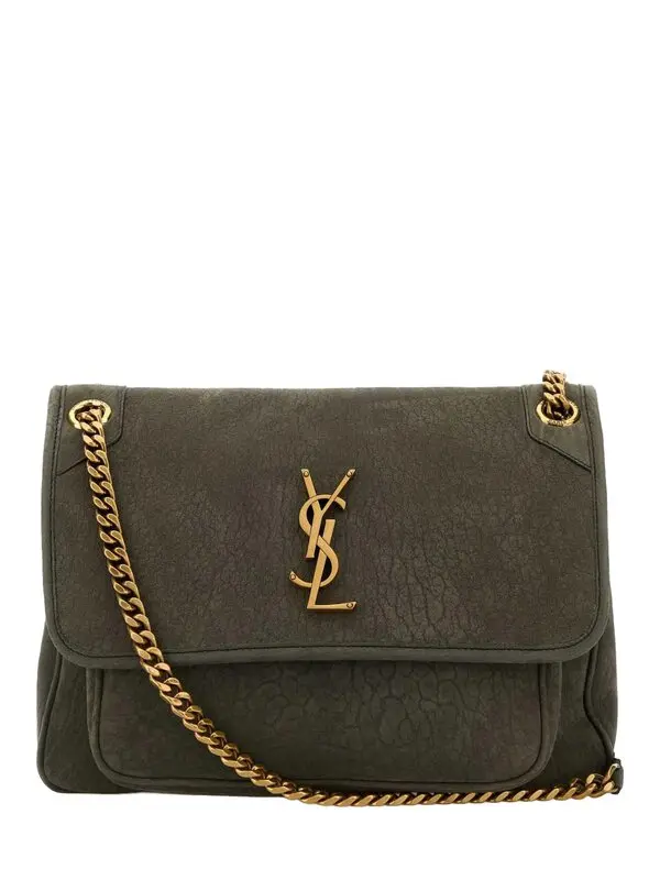 Saint Laurent Medium Niki Shoulder Handbag - Grey