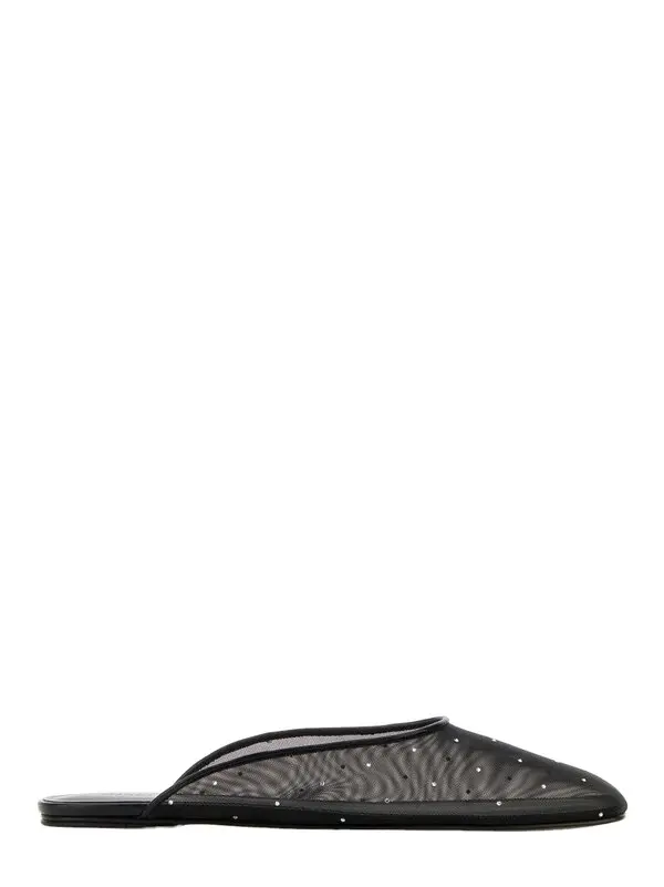 Magda Butrym Mesh Slippers - Black