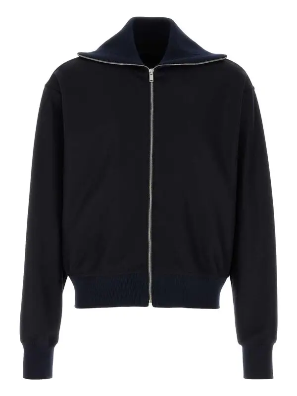 JIL SANDER Zip Up Cardigan - Blue