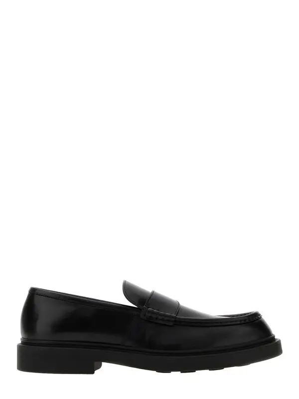 JIL SANDER Calf Leather Loafers - Black