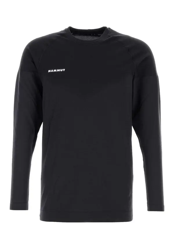 MAMMUT SWISS1862 Stretch Nylon Blend T-shirt - Black