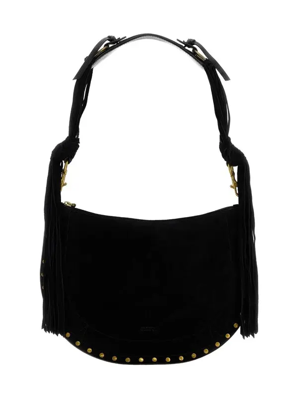 Isabel Marant Étoile Oskan Suede Shoulder Handbag - Black