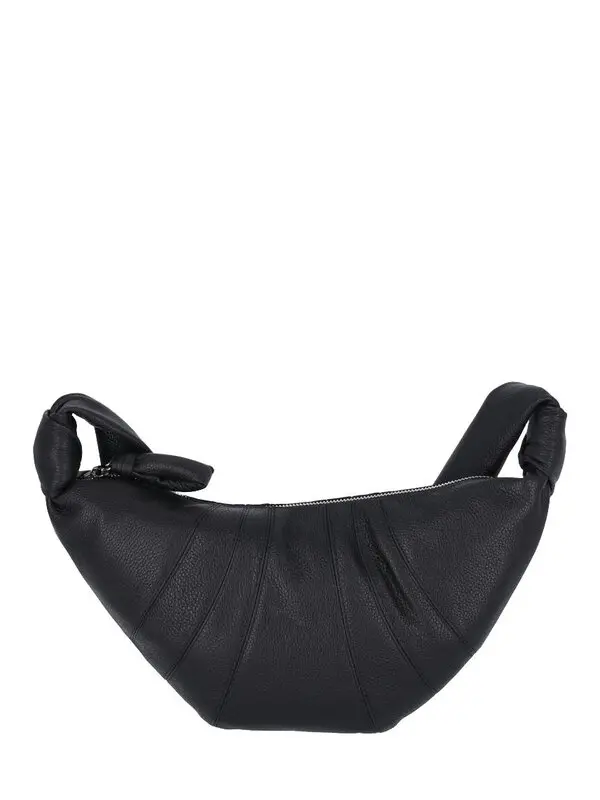 LEMAIRE Quilted Leather Shoulder Bag - Black