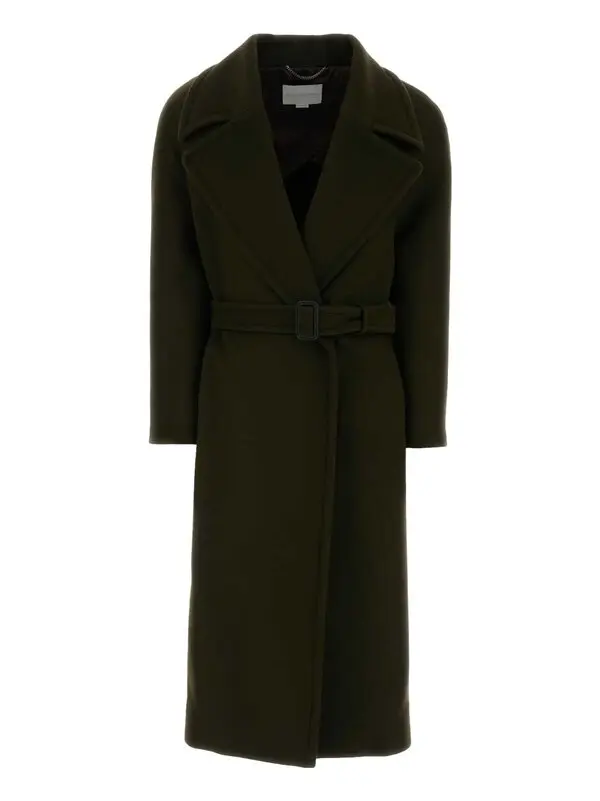 Stella McCartney Belted Wool Tailored Jacket - Green
