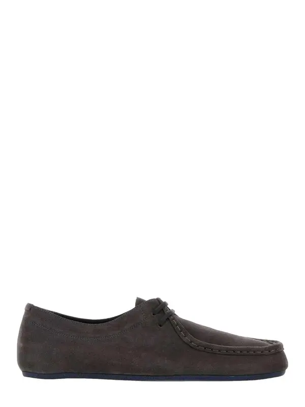 JIL SANDER Suede Lace-up Shoes - Grey