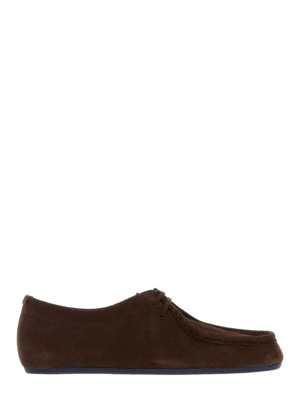 JIL SANDER Suede Lace-up Shoes - Brown