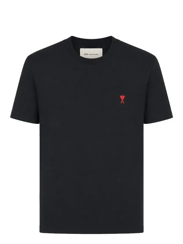 AMI Paris Classic Short Sleeve T-shirt - Black