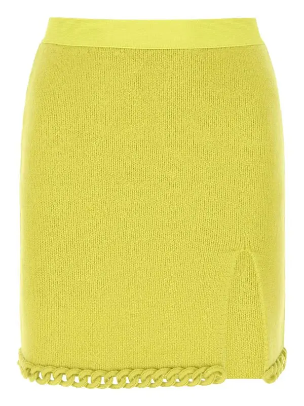 Bottega Veneta Wool Mini Skirt - Green