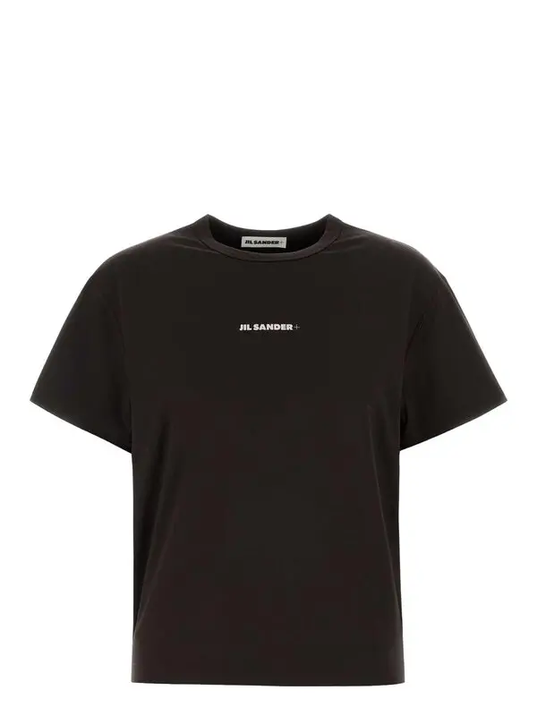 JIL SANDER Stretch Polyester T-shirt - Brown