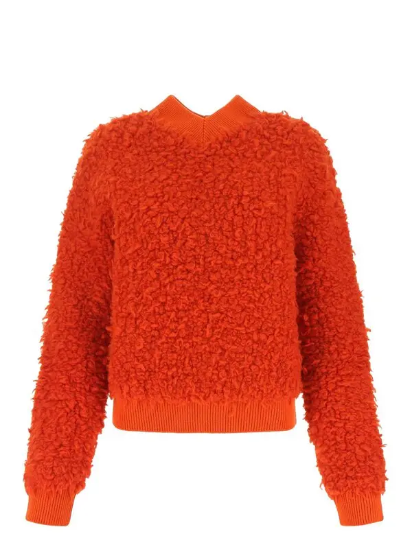 Bottega Veneta Boucle Loop Sweater - Red