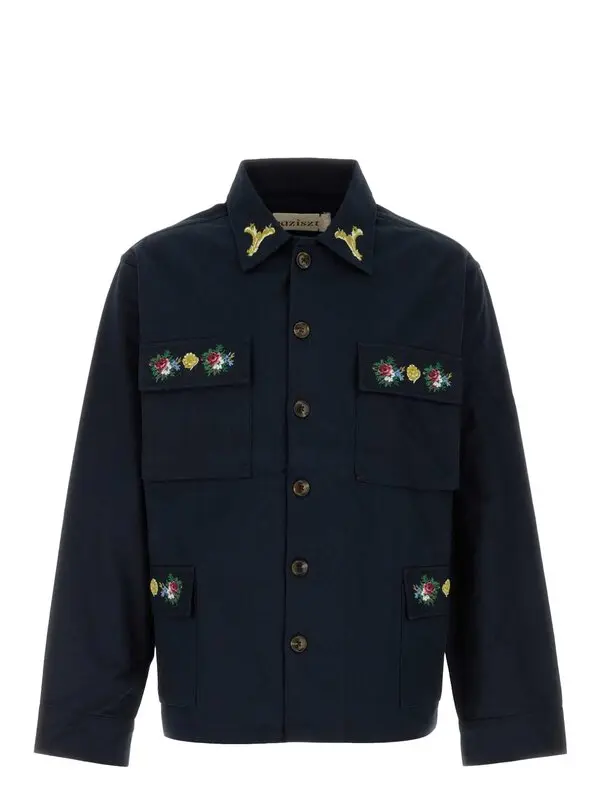 BAZISZT Oxford Pine Shirt - Blue
