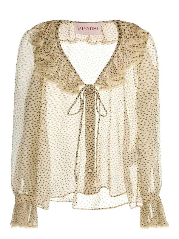 Valentino Garavani Silk Georgette Shirt - Printed