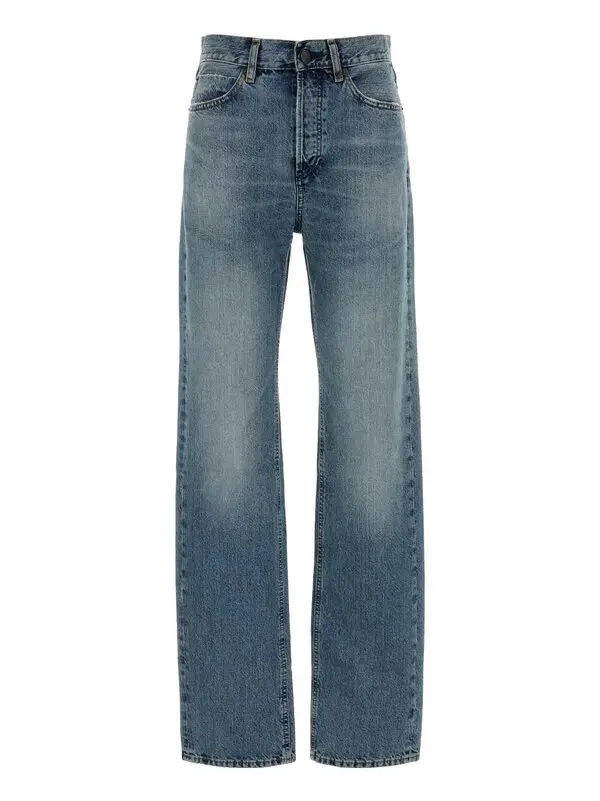 FRAME Cotton Denim Jeans - Light Blue