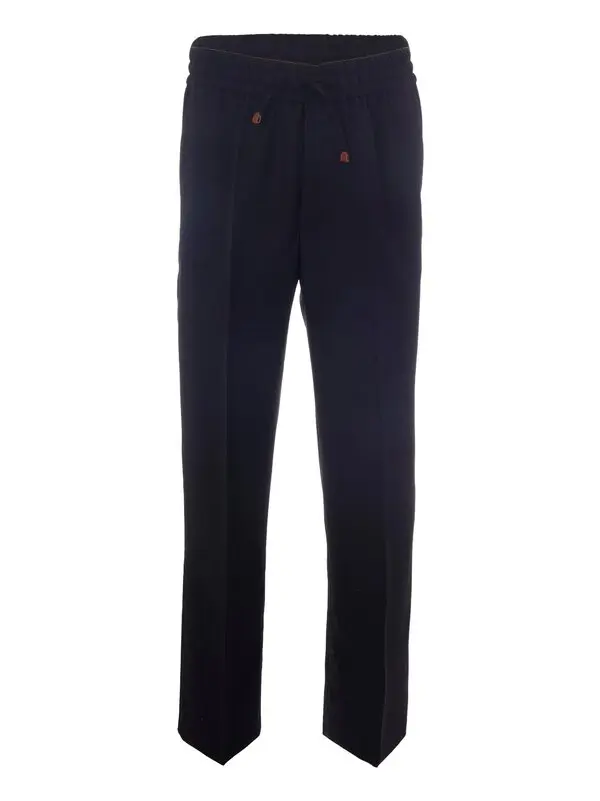 Drole De Monsieur Tailored Straight-leg Trousers - Black