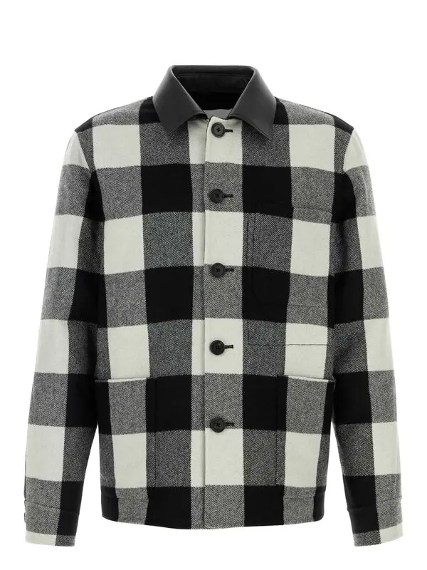 Givenchy Embroidered Wool Shirt - Checked