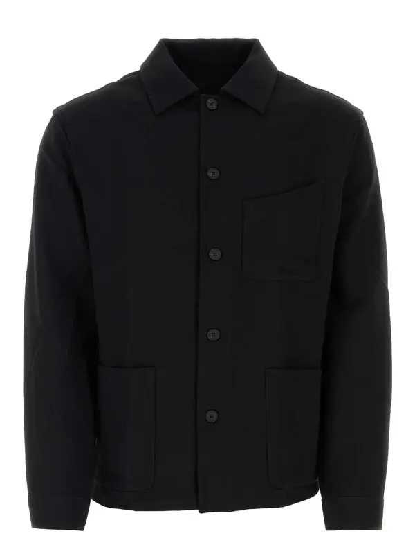 Givenchy Wool Blend Shirt - Black