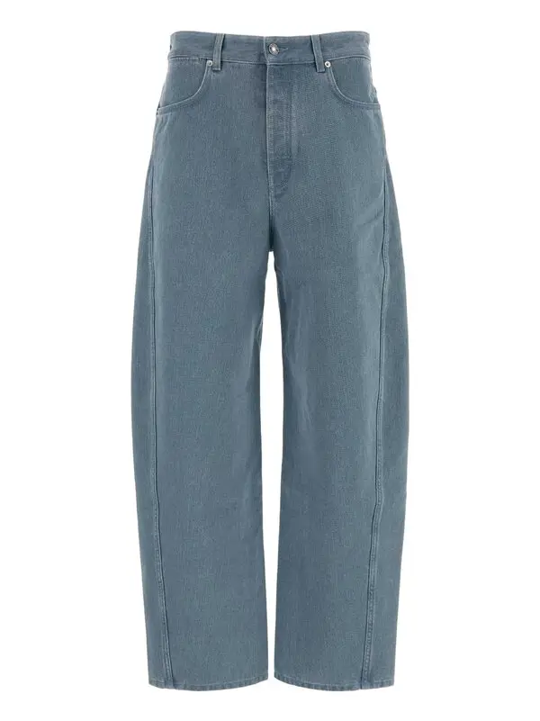 Givenchy Wide Leg Denim Jeans - Light Blue