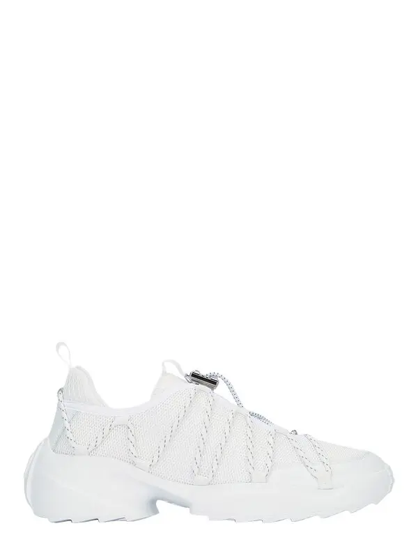ROGER VIVIER Viv On The Run" Criss-cross Sneakers - Bianco