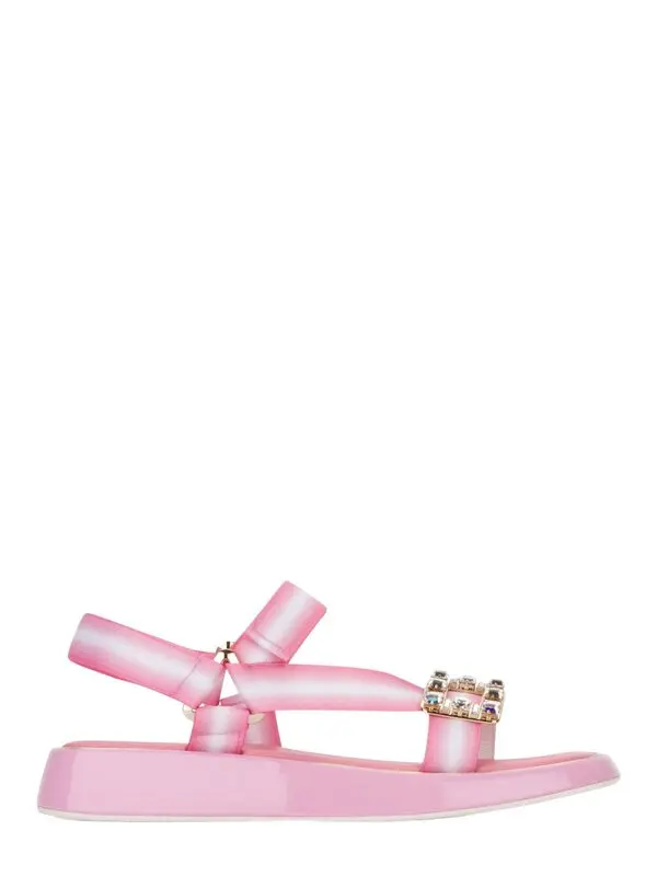 ROGER VIVIER Embellished Bow Detail Flat Sandals - 91xl