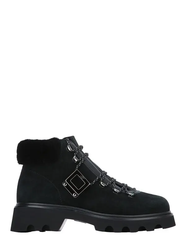 ROGER VIVIER Inspired Leather Boots - Nero