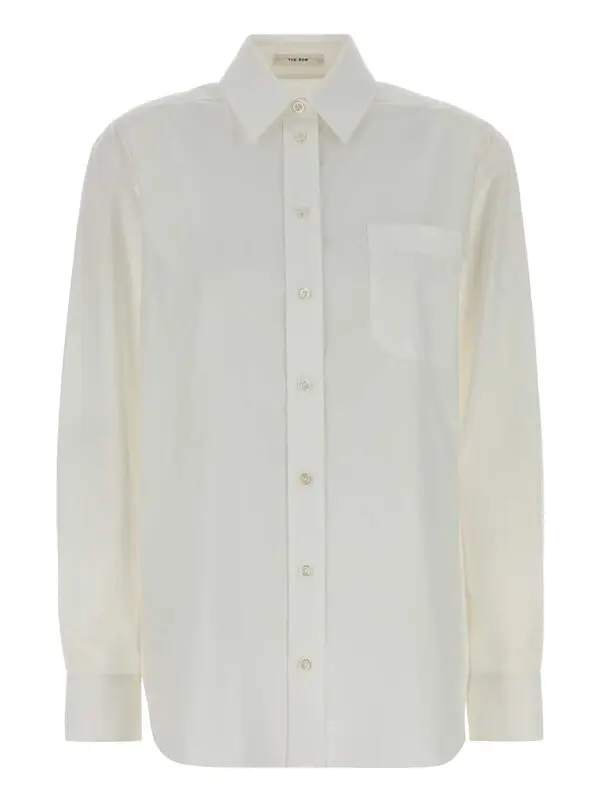 THE ROW Gavina Cotton Shirt - White