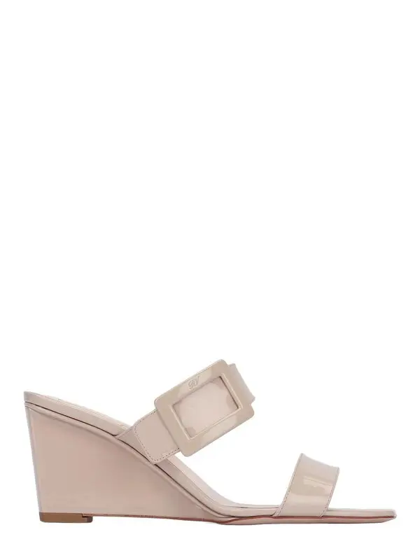 ROGER VIVIER Belle Vivier Flat Wedge 60 Loafers - Collant