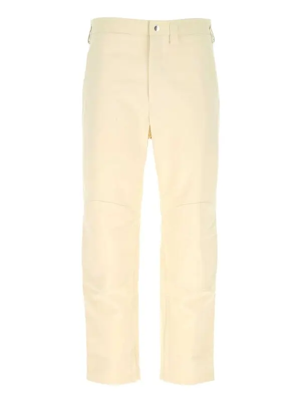 JIL SANDER Cotton Pant - White