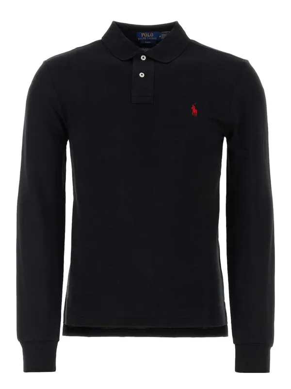 Polo Ralph Lauren Cotton Piqué Polo Shirt - Black