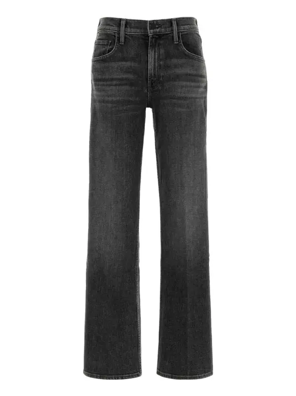 MOTHER The Brookie Stretch Denim Jeans - Black