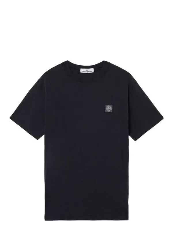 Stone Island Short Sleeve Crewneck T-shirt - Navyblue