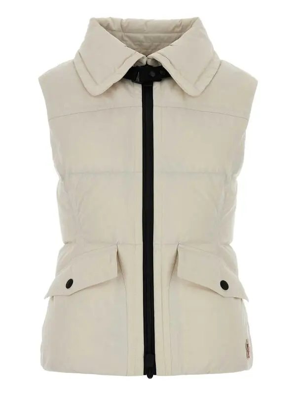 Moncler Sleeveless Down Padded Jacket - White