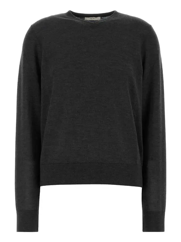 THE ROW Ondre Cashmere-silk Sweater - Grey