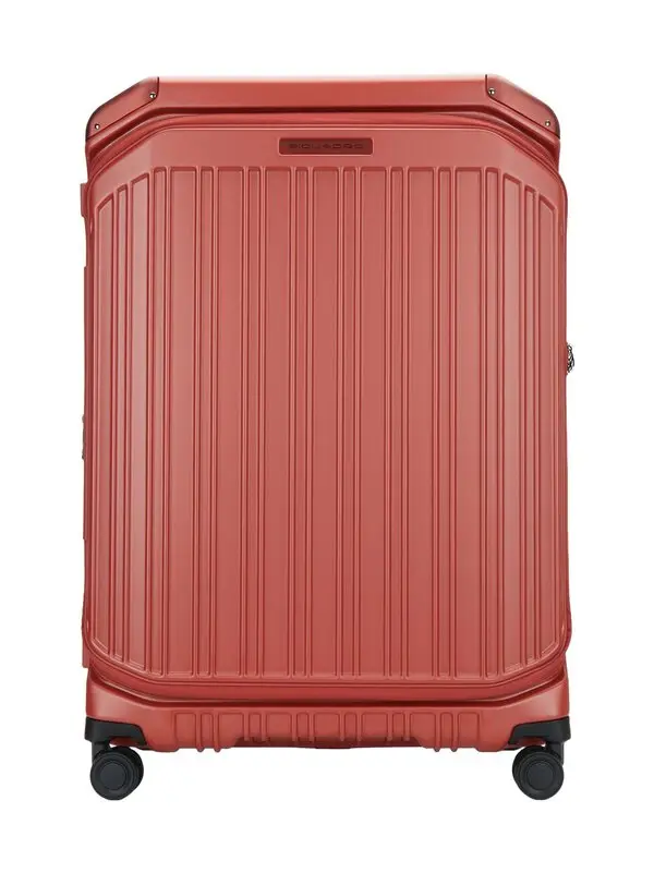 PIQUADRO Medium 4-wheel Front Opening Trolley - Cuo