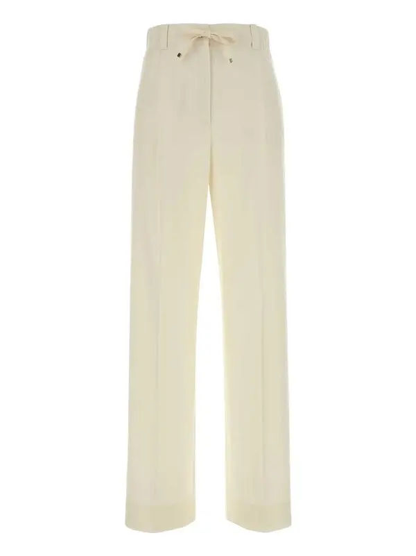 Moncler Virgin Wool Trousers - Yellow